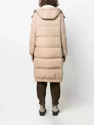 Brunello Cucinelli Drawstring Hood Padded Coat