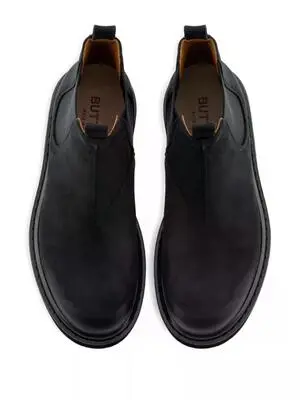 BUTTERO® Leather Chelsea Boots - Black