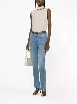 Brunello Cucinelli Monili-embellished Silk Blouse