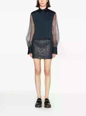 Brunello Cucinelli Sequin-embellished Miniskirt