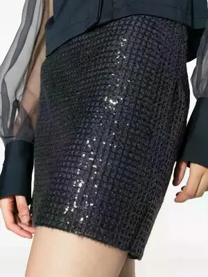 Brunello Cucinelli Sequin-embellished Miniskirt