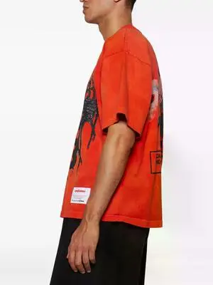 RRR123 Graphic-print T-shirt - Red