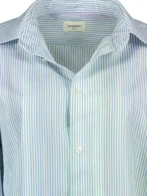 Saint Laurent Striped Cotton Shirt