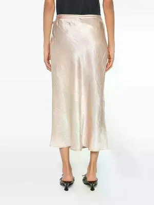 Acne Studios Satin Wrap Midi Skirt