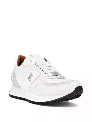 BILLIONAIRE Panelled Leather Sneakers