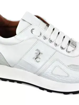 BILLIONAIRE Panelled Leather Sneakers
