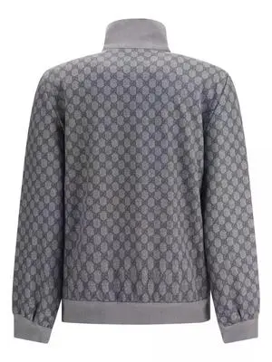 Gucci Gg Monogram Zip Jacket