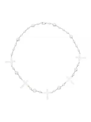 DARKAI Pearls Royal Necklace - Silver