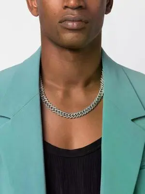 DARKAI Mini Prong Pavé Gemstone Necklace