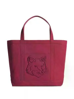 Maison Kitsuné Large Fox Head Tote Bag