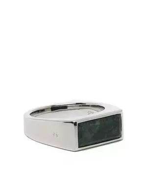 Tom Wood Peaky Marble Ring - Silver