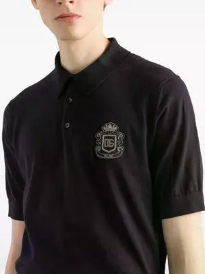 Dolce & Gabbana Button-fastening Polo Shirt - Blue