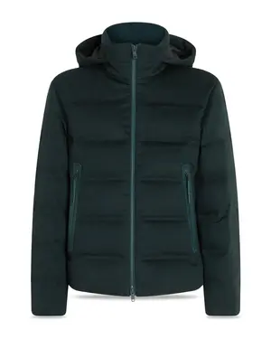 Zegna Oasi Cashmere Elements Blouson Jacket - Dark Green