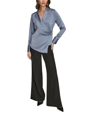 Donna Karan New York Wrap Blouse