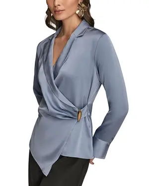 Donna Karan New York Wrap Blouse
