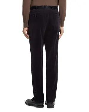 Zegna Cashco Corduroy Pants - Navy Blue