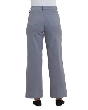 NYDJ Petites Teresa Wide Leg Ankle Jeans