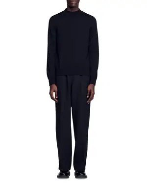 Sandro Wool Sweater - Black