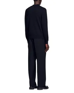 Sandro Wool Sweater - Black