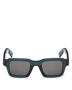 Zegna 48mm Square Frame Sunglasses