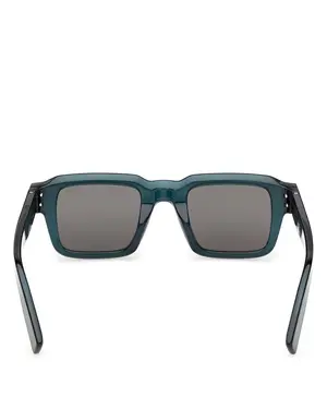 Zegna 48mm Square Frame Sunglasses