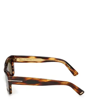 TOM FORD Rectangular Sunglasses, 52mm