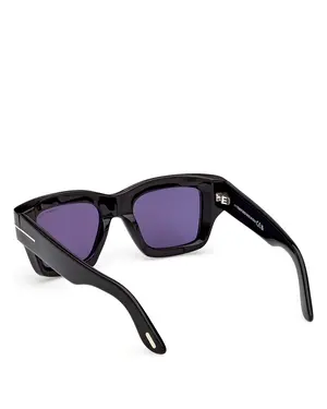 TOM FORD Ilias Square Sunglasses, 50mm