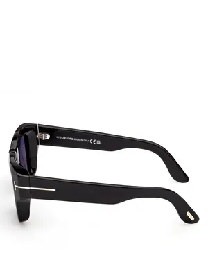 TOM FORD Ilias Square Sunglasses, 50mm