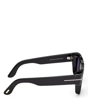 TOM FORD Ilias Square Sunglasses, 50mm