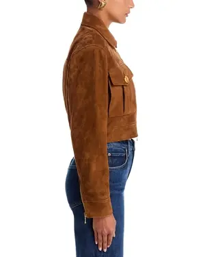 L'Agence Micah Suede Jacket