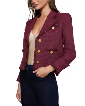 L'Agence Sylvia Collared Jacket