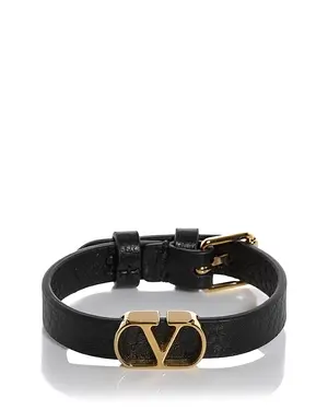 Valentino Garavani Leather Bracelets For Men