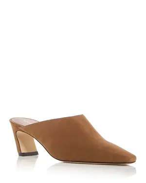 STUART WEITZMAN Stassi Mule Pumps - Toasted Almond