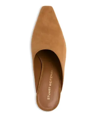 STUART WEITZMAN Stassi Mule Pumps - Toasted Almond