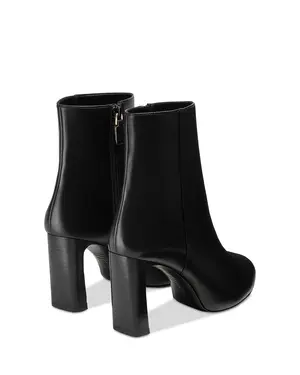 STUART WEITZMAN Babette Platform Booties - Black