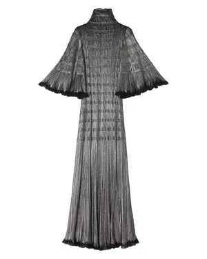LANVIN Midi Dress In Metallic Viscose