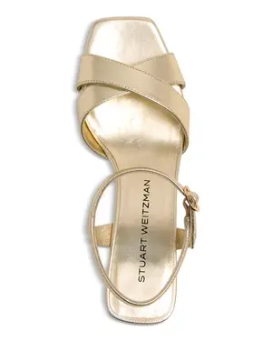 STUART WEITZMAN Vinnie Sandal - Light Gold