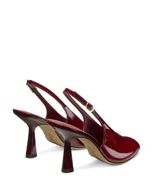 STUART WEITZMAN Val 85 Slingback Sandals - Rosewood