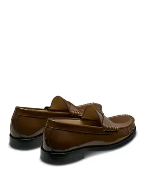 STUART WEITZMAN Lottie Loafer Flats - Walnut