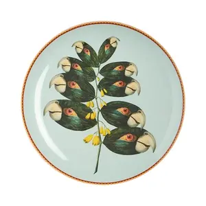 La DoubleJ Decorative Plate Parrotstem
