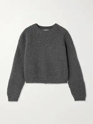 LISA YANG Signe Cashmere Sweater - Gray