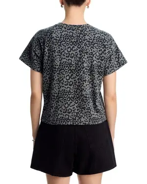 Rag & Bone Kelly Leopard Boxy Tee