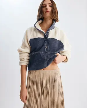 Rag & Bone Miramar Fleece Pullover - Almda