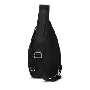 BAGGALLINI Travel Smart Edit Securtex Anti-theft Daytripper Sling Bag - Black