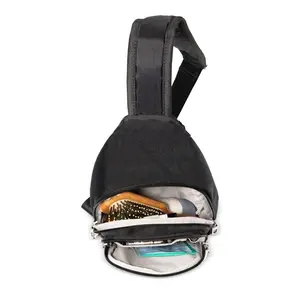 BAGGALLINI Travel Smart Edit Securtex Anti-theft Daytripper Sling Bag - Black