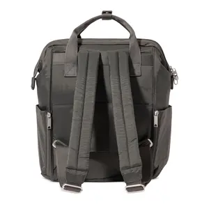 BAGGALLINI The Travel Smart Edit Securtex Anti-theft Windsor Backpack - Charcoal