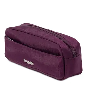 BAGGALLINI The Jet Set Edit Long Pocket Cosmetic Pouch - Mulberry