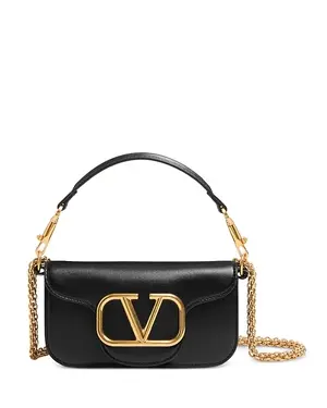 Valentino Garavani Loco Small Vlogo Shoulder Bag - Black