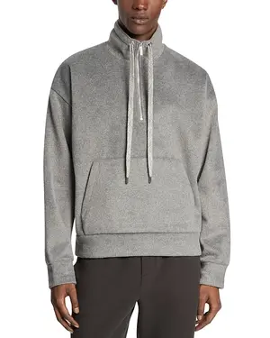 Michael Kors Flannel Quarter Zip Sweatshirt