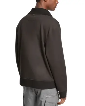 Michael Kors Funnel Neck Quarter Zip Sweatshirt